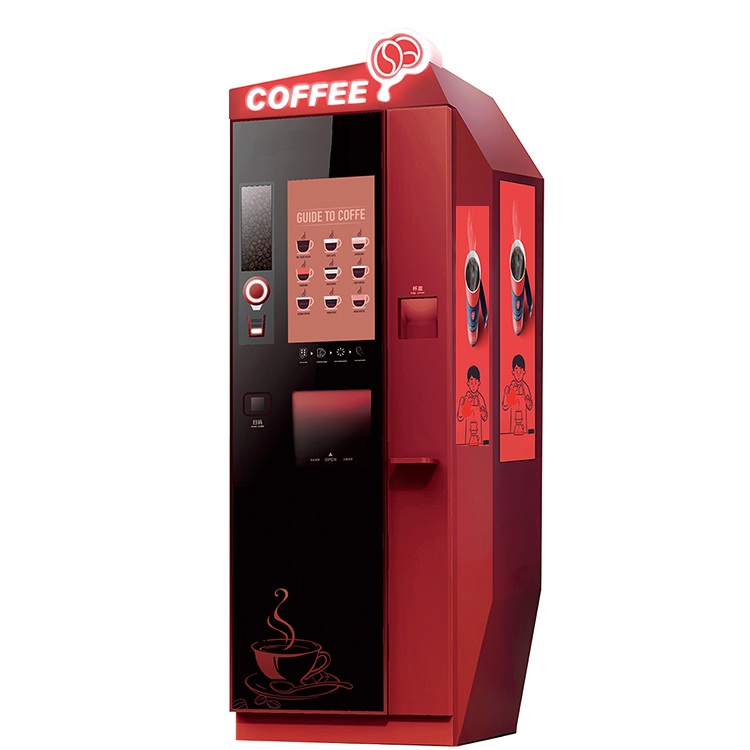 Automat de cafea cu capsule fierbinti si reci - ROMANIA VENDING
